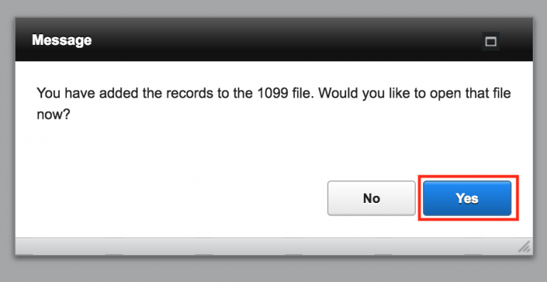 Processing/Printing 1099 Records - ECL Help Desk