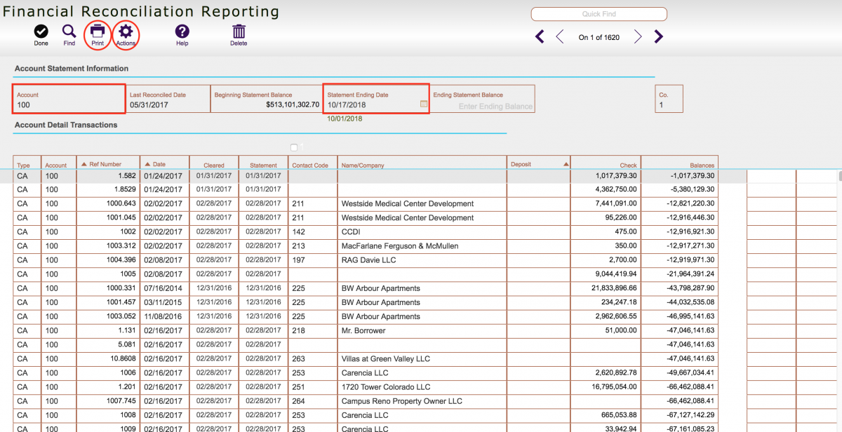 Reconciliation Reporting - ECL Help Desk
