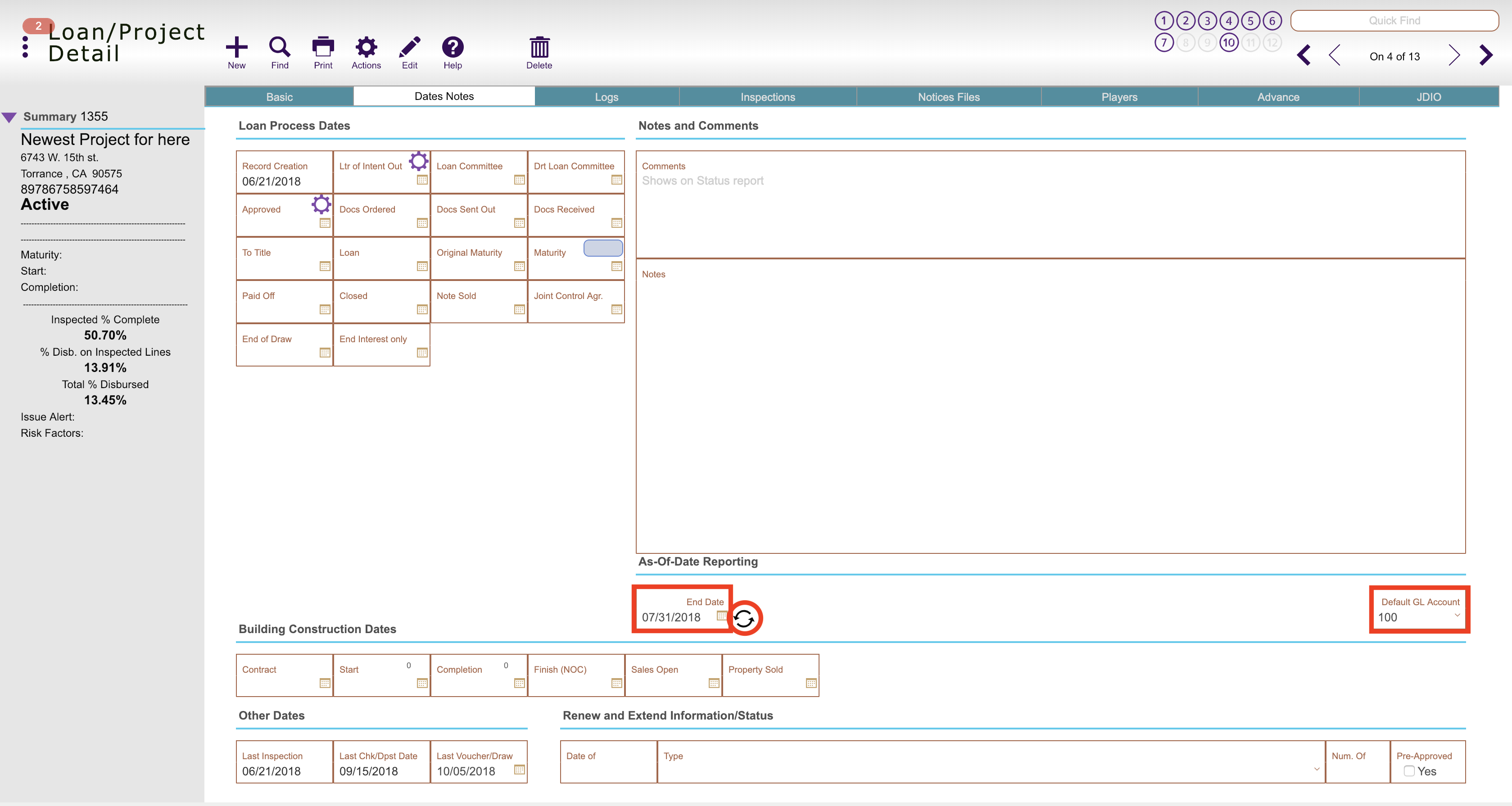 Generating As Of Date Report Data Ecl Help Desk